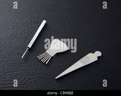 Selection of Shoni Shin tools for pediatric acupuncture Stock Photo - Alamy