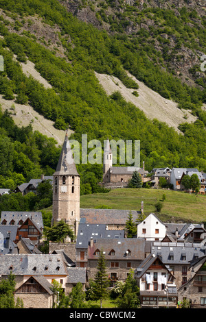 Landscape in Vall d'aran, a valley in Catalan Pyrenees, Spain Stock ...