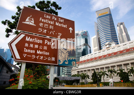 Road Signs, Singapore Stock Photo - Alamy