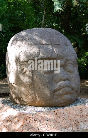 Olmec Sculpture, 900 BCE-400BCE, from La Venta Ruin Site, at La Venta ...