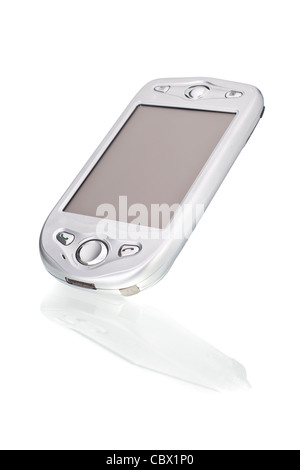 Palmtop on white background Stock Photo - Alamy