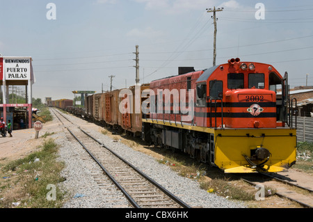Bolivia. Santa Cruz department. Railroad in Puerto Pailas Stock Photo ...