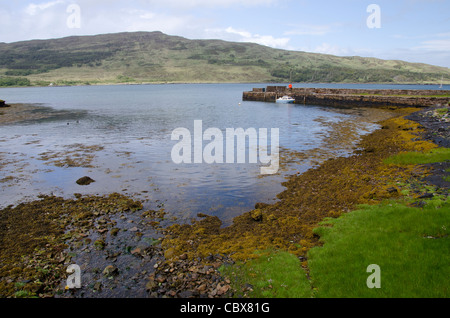 Scotland, Hebrides, Isle of Rum (aka Rhum). Historic Kinloch Castle ...
