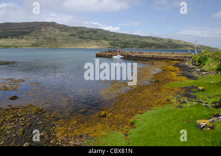 Scotland, Hebrides, Isle of Rum (aka Rhum). Historic Kinloch Castle ...