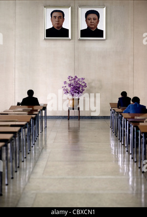 Study room at Grand People's Study House (Library) - Pyongyang (North ...