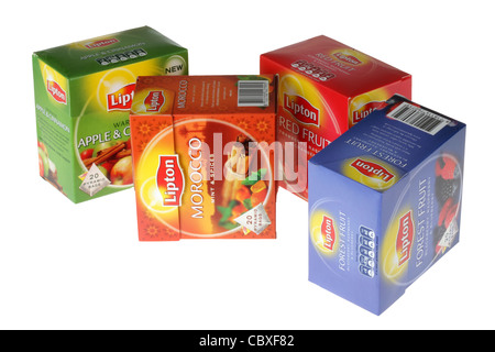 Lipton red fruit tea Stock Photo - Alamy