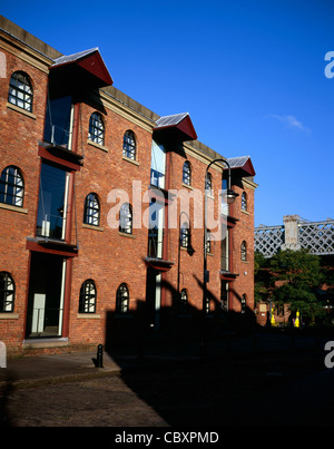 Restored Warehouse Castlefield Canal Basin Manchester England Stock ...