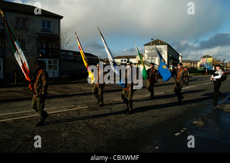 Dissident Real IRA colour party at republican commemoration in the ...