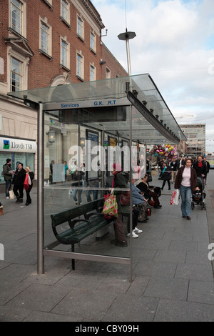 Bus stops and buses in Exeter High St UK route map of routes timetable ...