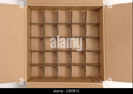 cardboard box with compartments Stock Photo: 10100973 - Alamy