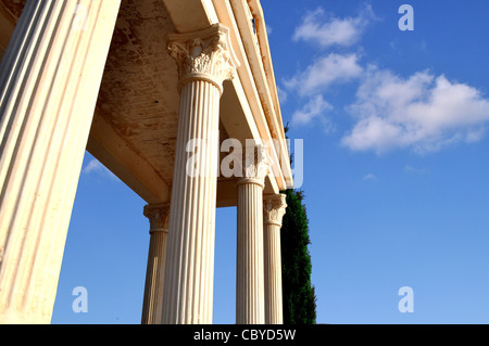historical blue in antique building door morocco style africa vase ...
