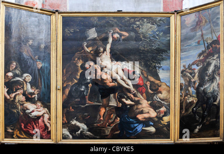 The Raising of the Cross by Peter Paul Rubens, Onze Lieve Vrouwekathedraal (Cathedral of Our ...