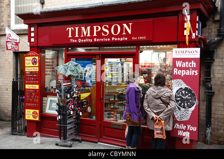 A Timpson retail outlet in a U.K. town Stock Photo - Alamy