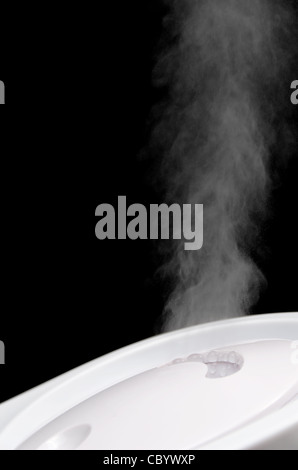 An Ultrasonic Humidifier on a Black Background Stock Photo - Alamy