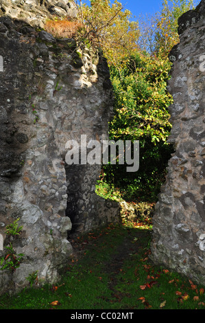 Sutton Valence castle ruins Stock Photo - Alamy