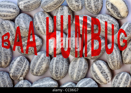 Mint humbugs spread out - mints humbug sweets candies candy sweet Stock ...