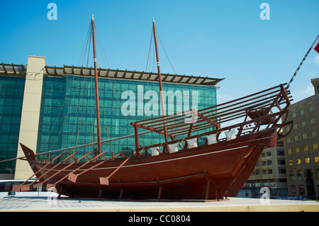 Dubai - Traditional arabic Dhow outside the Dubai Museum United Arab ...