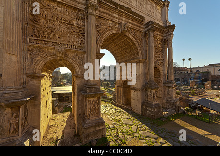 An ancient Roman arch with intricate details - one of the many ancient ...