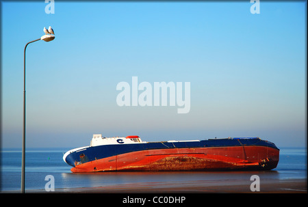 ship beach Lancashire Cleveleys Riverdance wreck ferry transport ...