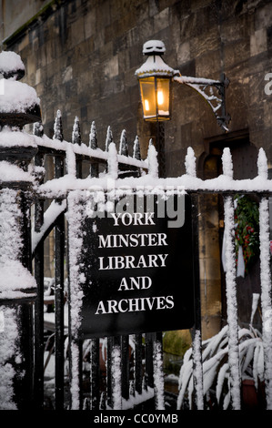 York Minster Library Stock Photo - Alamy