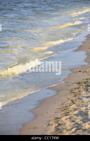spill disaster on sea yellow pollution Stock Photo - Alamy