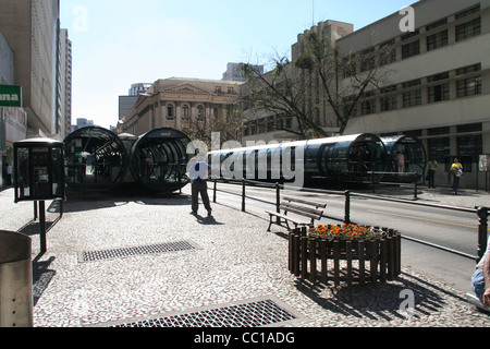 Curitiba Rapid Bus Public transport system Stock Photo: 41826730 - Alamy