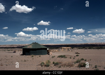 Navajo hogan, traditional dwelling and ceremonial structure, Monument ...