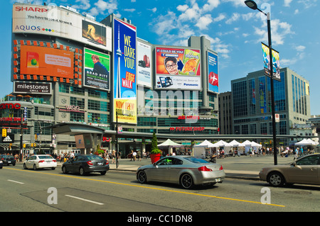 Advertising Billboards In Yonge And Dundas Square In The City Of ...
