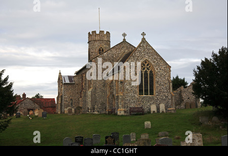 Ruins of a chantry chapel at the parish Church of St John the Baptist ...
