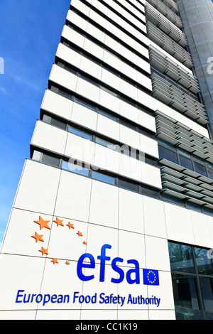 Facade of the official seat of the European Food Safety Authority ...