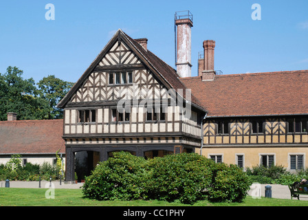 Cecilienhof Palace in the New Garden Landscape Park in English country ...