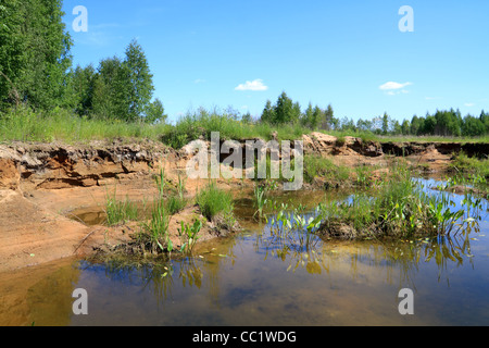 old sandy quarry Stock Photo - Alamy