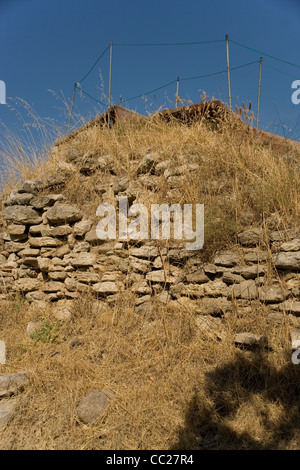 Watchtower at The archaeological site of Troy, Turkey Stock Photo - Alamy