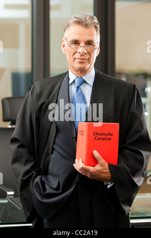 A judge with a German code in court. Austria Stock Photo - Alamy