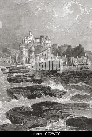 Pozzuoli, the ancient Puteoli, Italy, in the 19th century Stock Photo ...