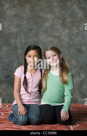 Girls Friendship Togetherness Copy Space Banner Concept Stock Photo - Alamy