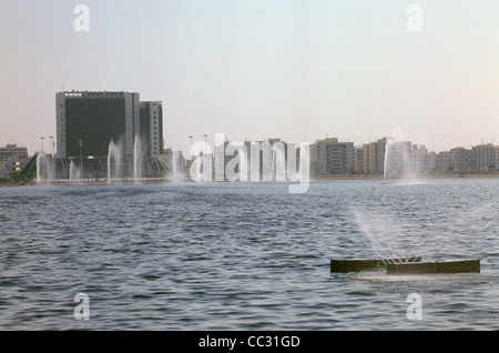Steet scenes and seafront of Benghazi, Libya's second largest city and ...