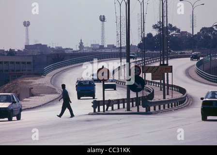 Steet scenes and seafront of Benghazi, Libya's second largest city and ...