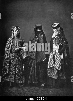 The Ottoman Empire, studio portrait of models wearing clothing from ...