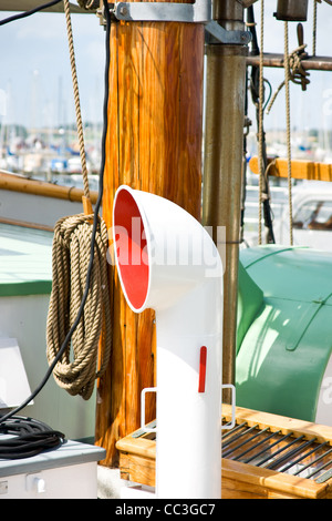 Air-vent on a ship Stock Photo - Alamy