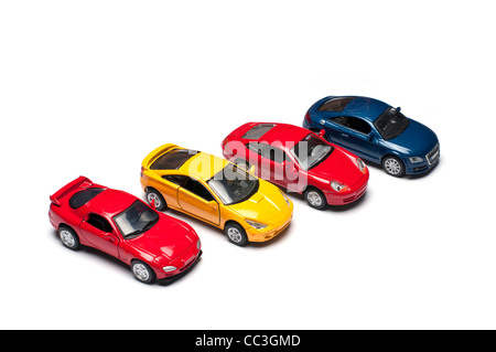 collection of small toy cars close up Stock Photo - Alamy