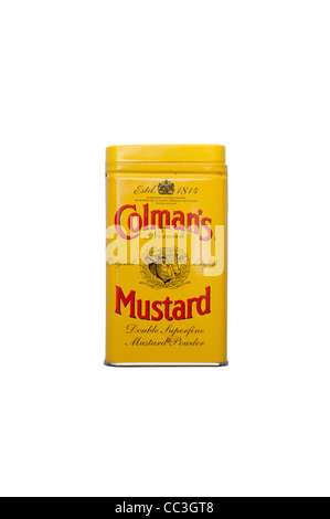 Tin of Colman's mustard powder Stock Photo - Alamy