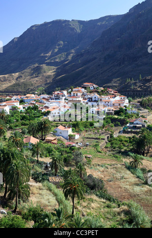 Canary Islands, Gran Canaria, Fataga Village Stock Photo - Alamy