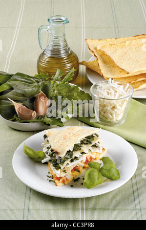 Kitchen: Lasagna Bread Carasau 2 Stock Photo - Alamy