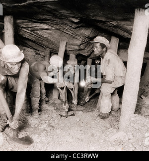 Black mine workers, South Africa Stock Photo - Alamy