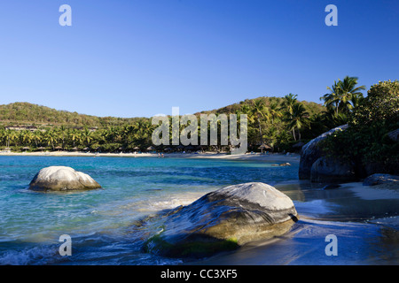 British Virgin Islands, Virgin Gorda. Little Bay Stock Photo - Alamy