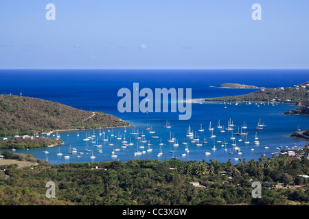 Caribbean, US Virgin Islands, St. Croix, Christiansted, Protestant Cay ...