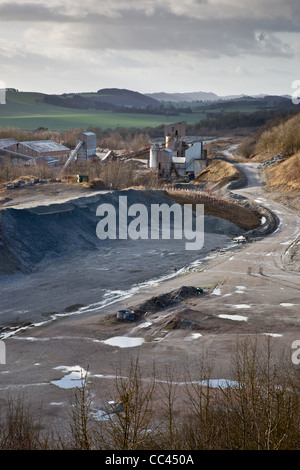 Limestone, Wenlock Edge, Shropshire Stock Photo - Alamy