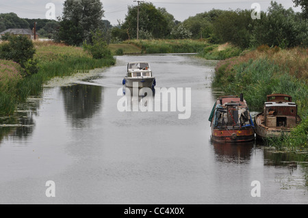 River Little Ouse at Ouse Bank Cambridgeshire Stock Photo - Alamy