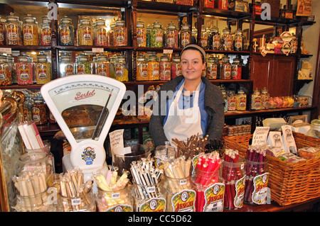 The Sweet Shop Victorian period Stock Photo - Alamy